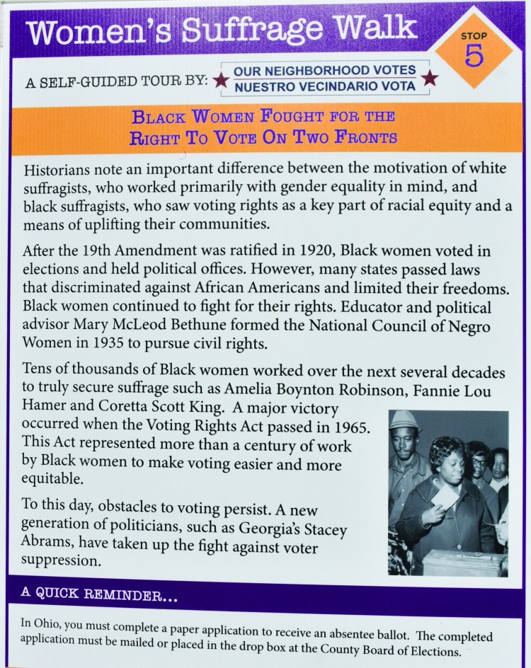 Women’s Suffrage Walk offers insight into American struggle for ...